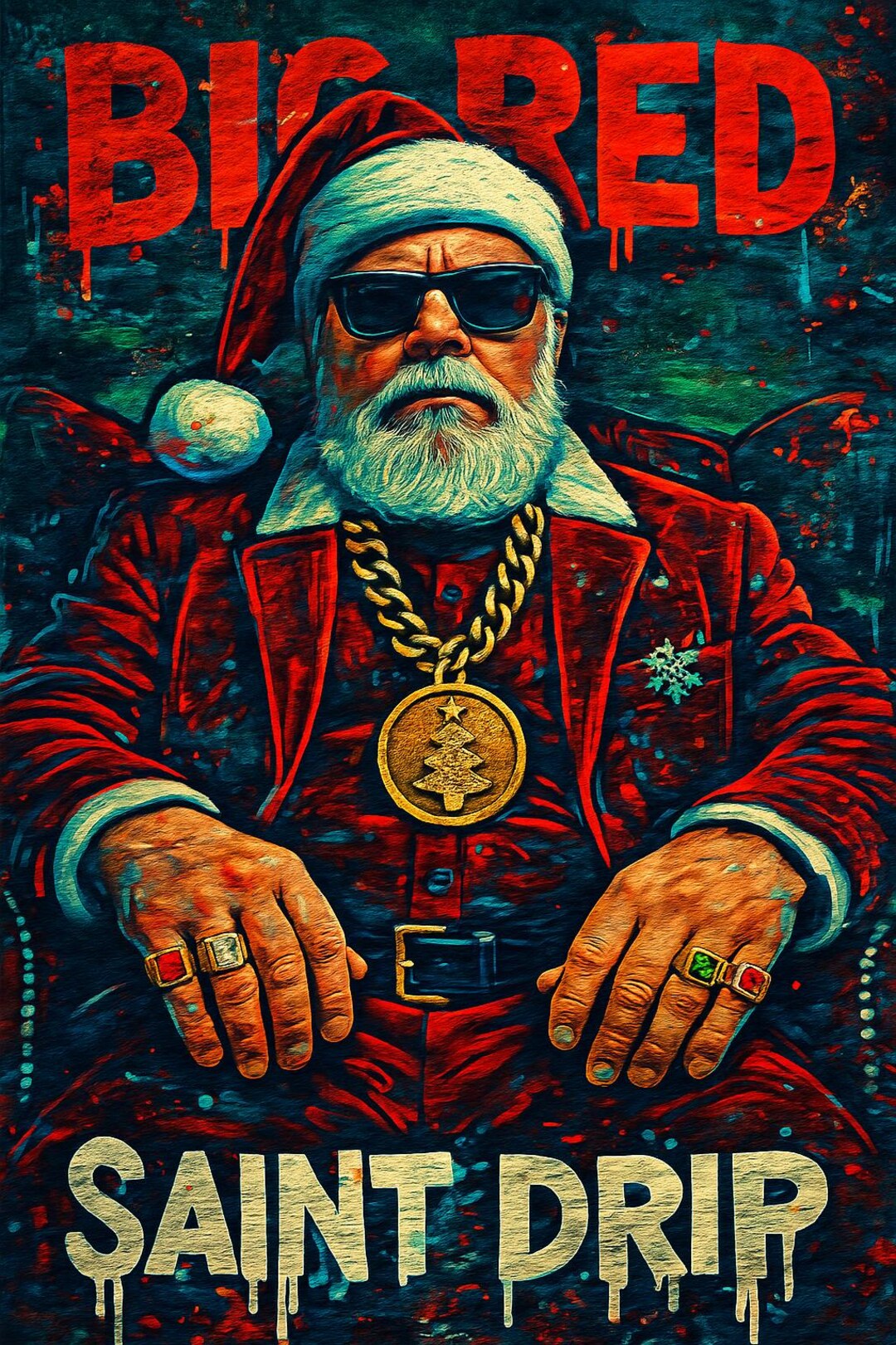 Baller Santa Claus - Etsy
