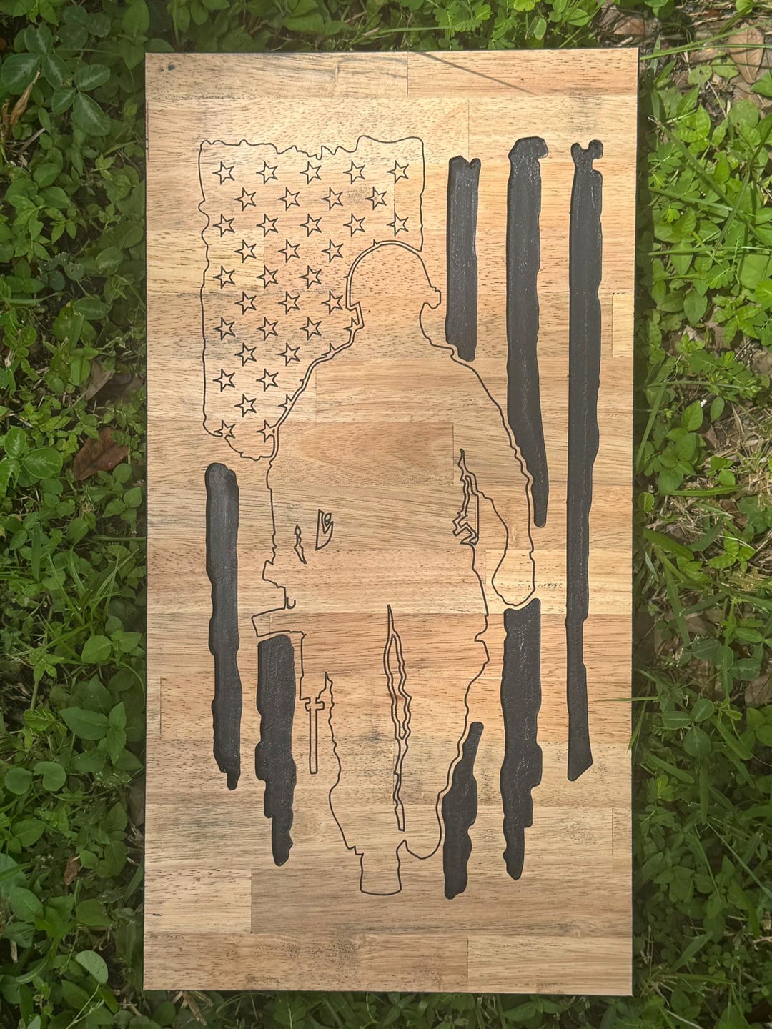 Custom - Soldier Vertical Flag - Etsy
