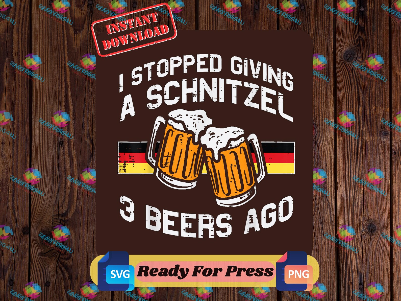 Stopped Giving Schnitzel SVG PNG | Funny Bavaria German Oktoberfest ...