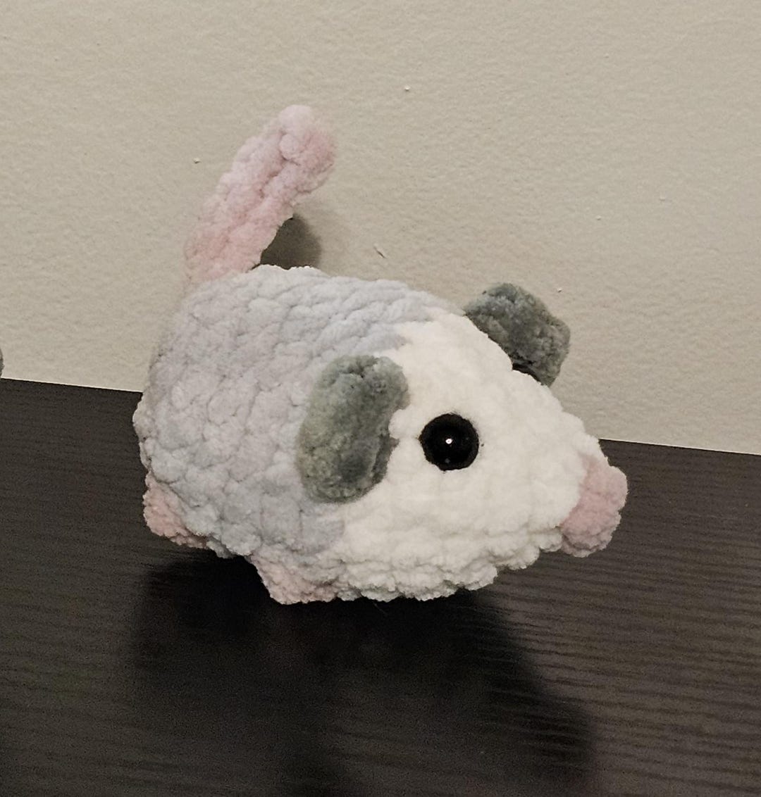 Crochet Mini Possum Plushie Handmade - Etsy