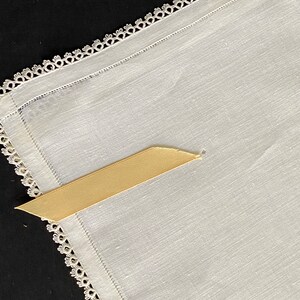 Vintage Collection Mismatched Linen Tea Napkins, Assorted Sizes, Lace ...