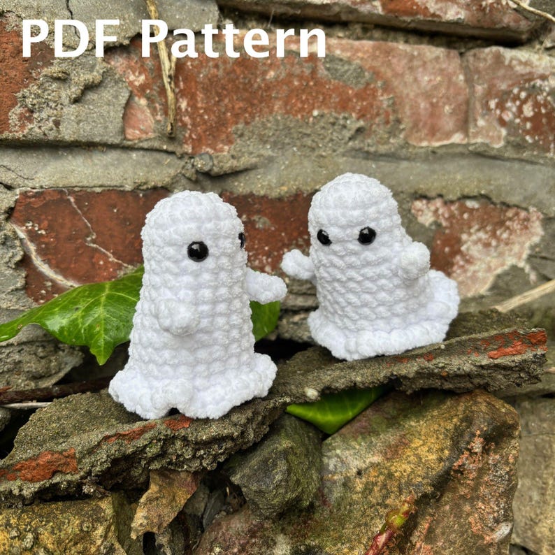 Ghost Amigurumi Crochet Pattern - Beginner Friendly (PDF Pattern) - Etsy