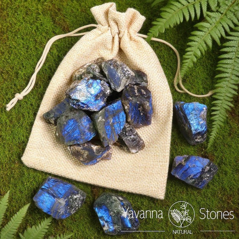 High-flash Raw Labradorite Stone Chunks, Rough Gemstone - Etsy