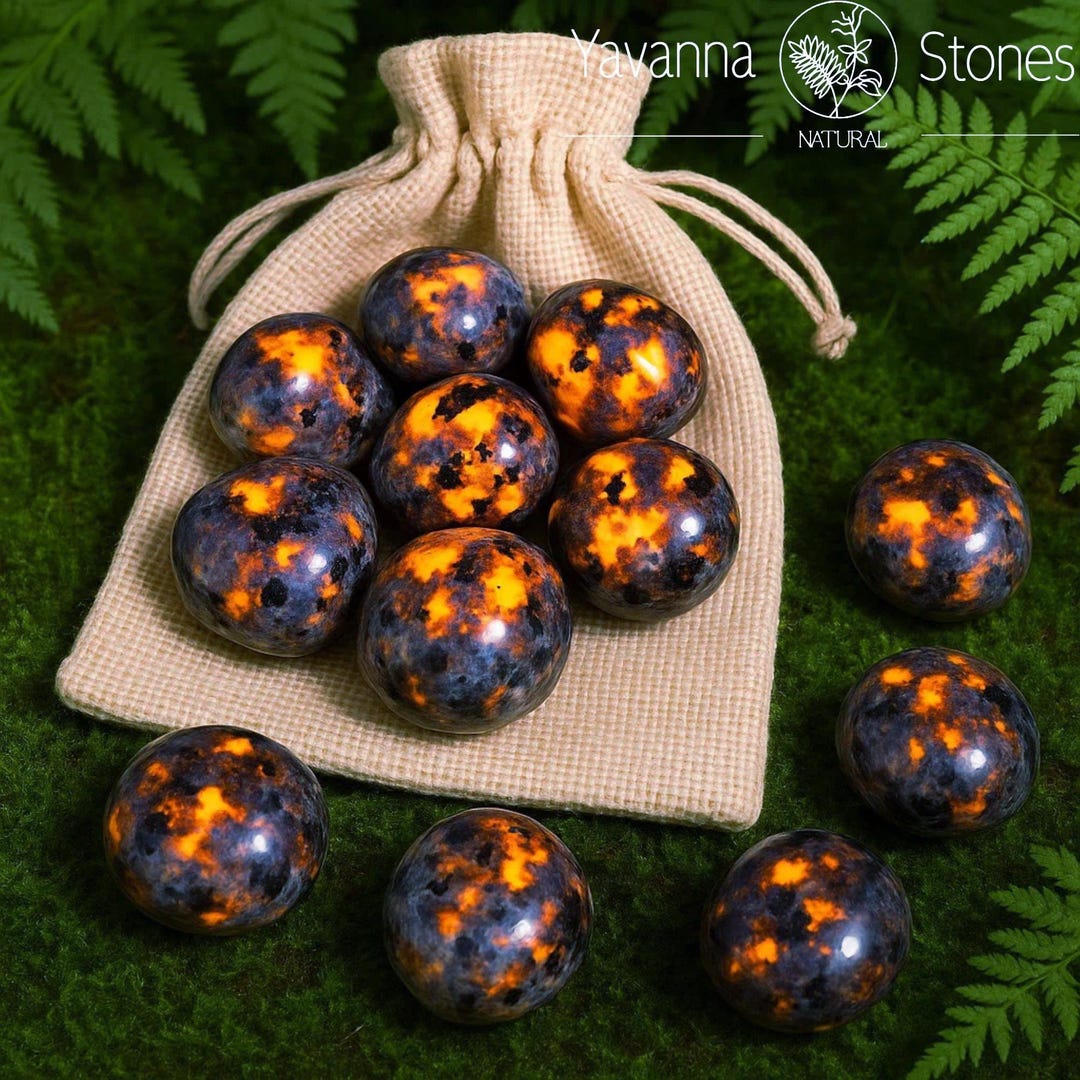 Polished Yooperlite Tumbled Stone, UV Reactive Sodalite Crystal - Etsy