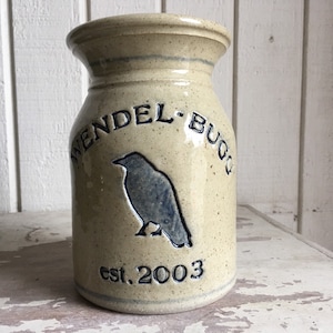 Personalized Utensil Holder Featuring Crow Design - Etsy
