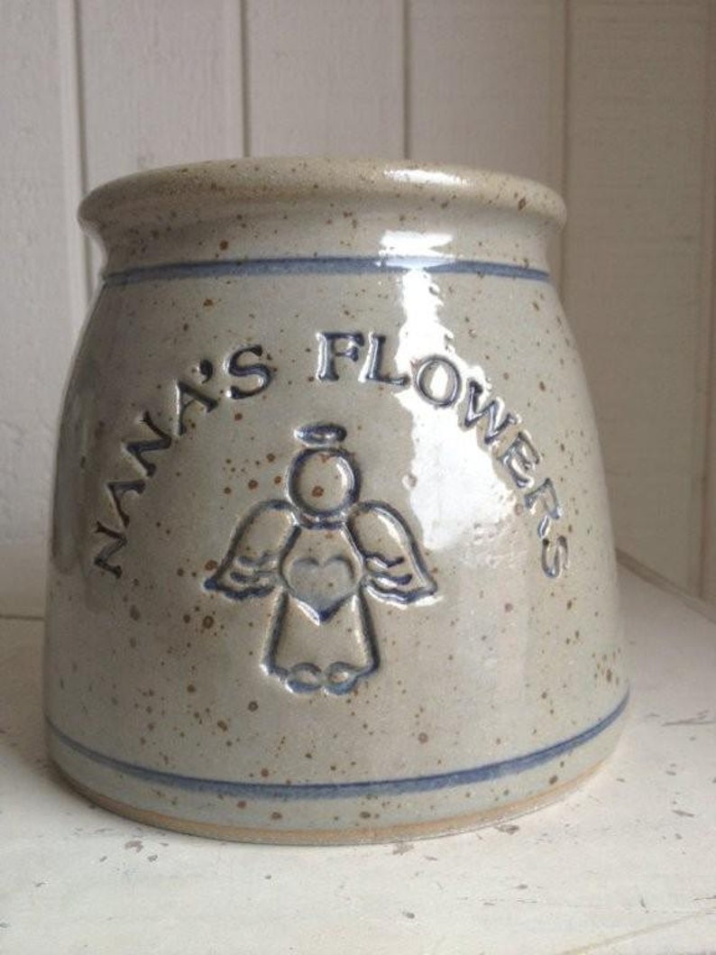 Family Planter Personalized Stoneware Crock - Etsy