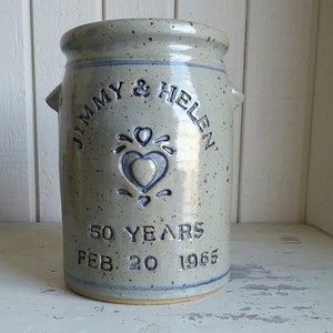 9 Year Anniversary Gift for Personalizedweddinganniversary Pottery W ...