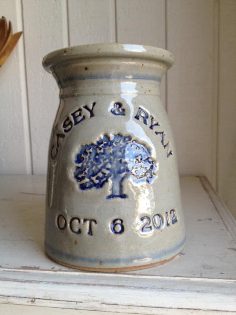 Personalized Stoneware Marriage Crock - Etsy