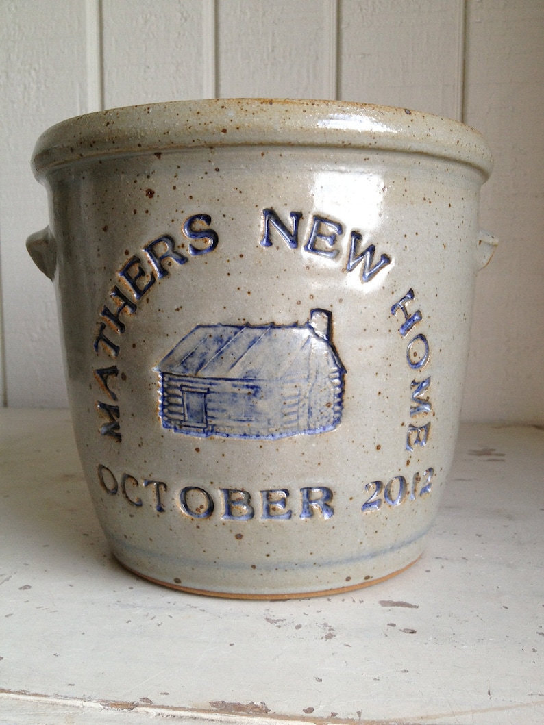 Personalized Stoneware Crock - Etsy