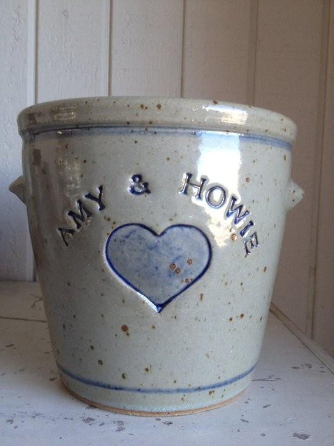 Personalized Stoneware Crock - Etsy