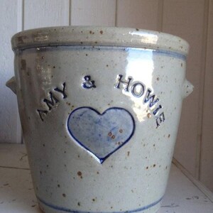 Personalized Stoneware Crock - Etsy