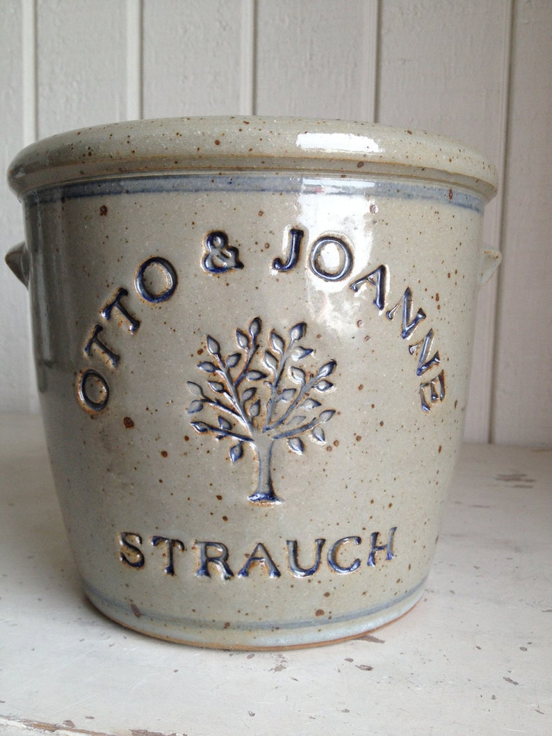 Personalized Stoneware Crock - Etsy