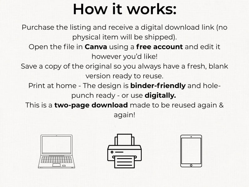 Monthly & Weekly Budget Planner | Printable and Digital | Editable ...