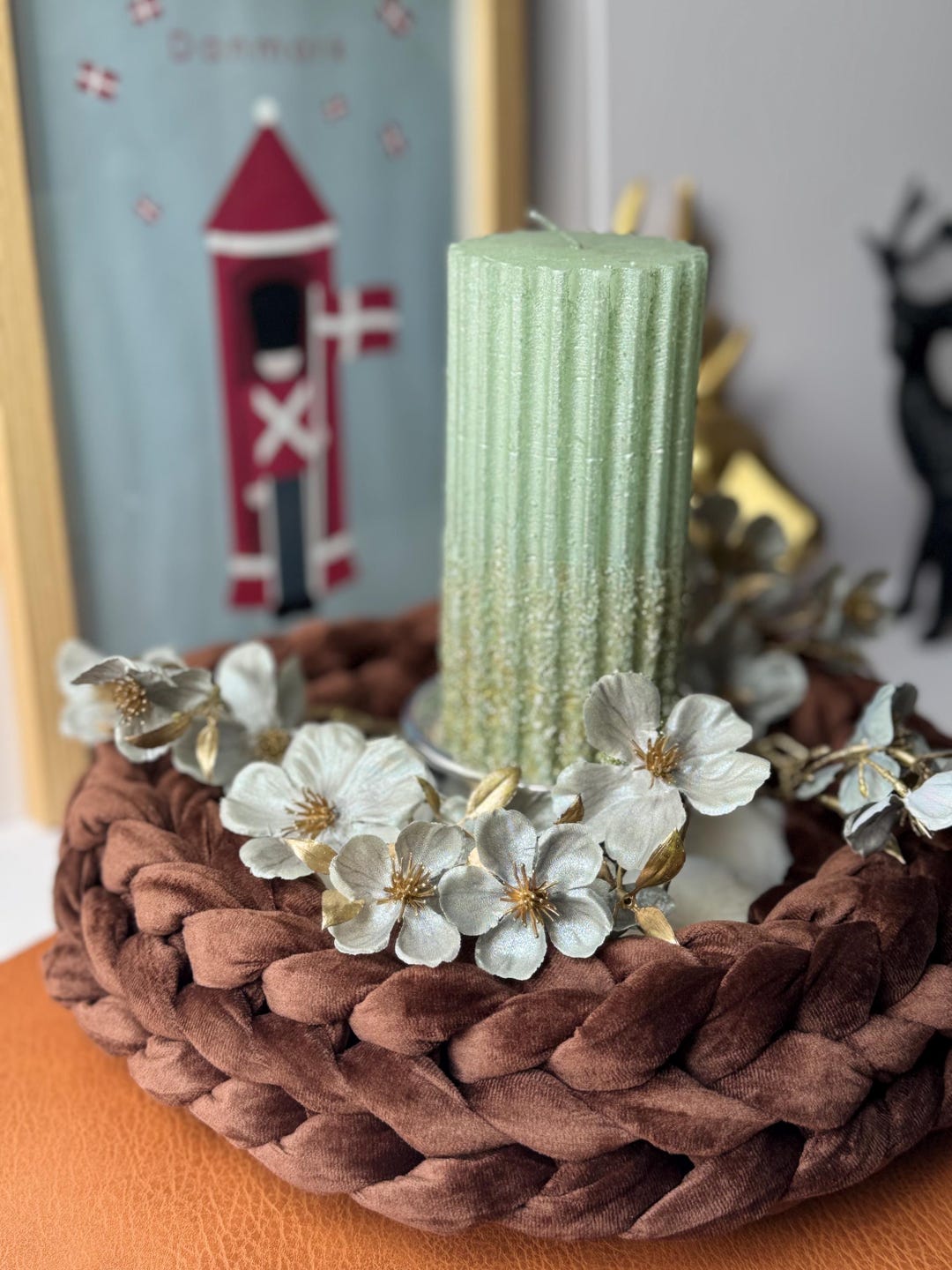 Wreath - Advent Wreath - Decorative Wreath - Christmas - Velvet ...