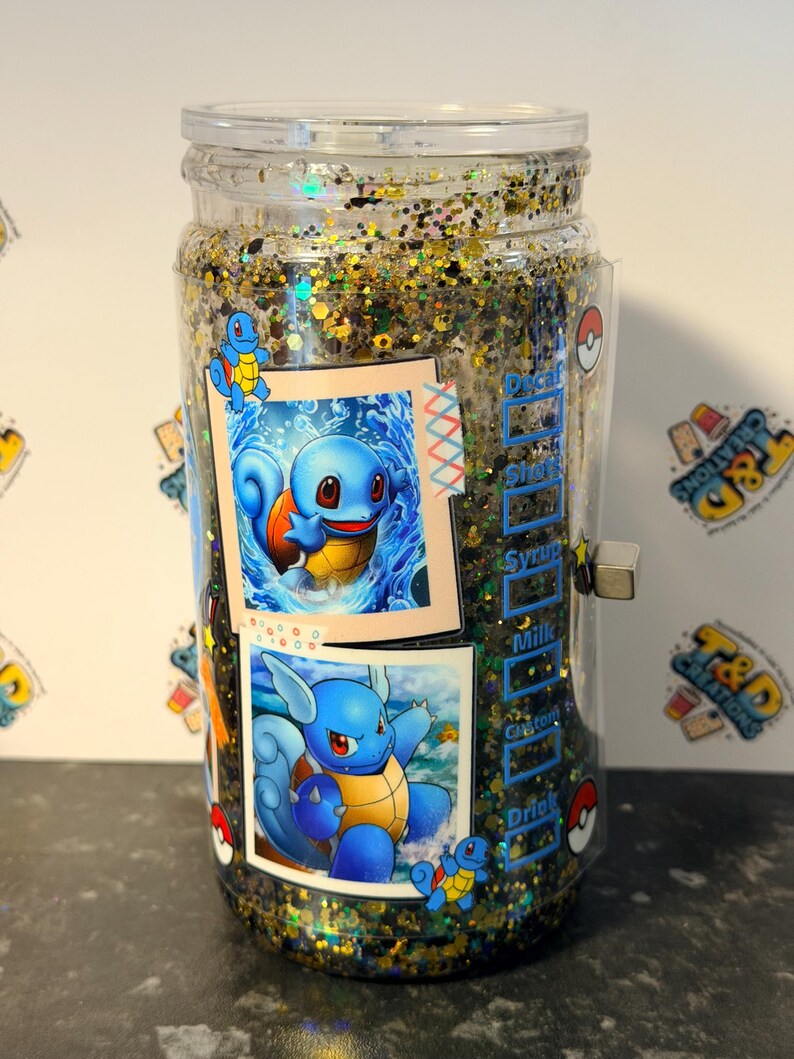 Snowglobe Tumbler Pokemon T17-11 - Etsy UK