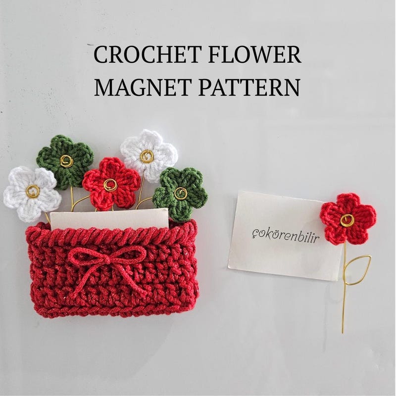 Crocheted Magnets - Etsy