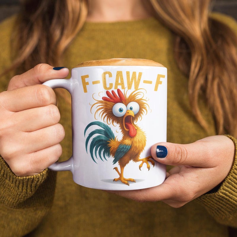 F Caw F Coffee Mug - Etsy UK