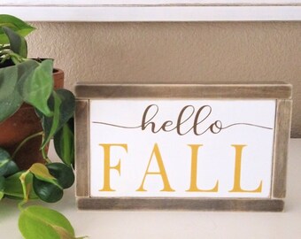 Fall Mini Sign | Etsy