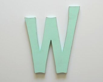 Wooden letter w | Etsy