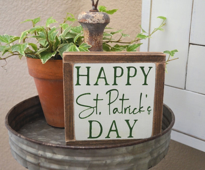 Happy St Patrick's Day Mini Sign Tiered Tray Decor - Etsy