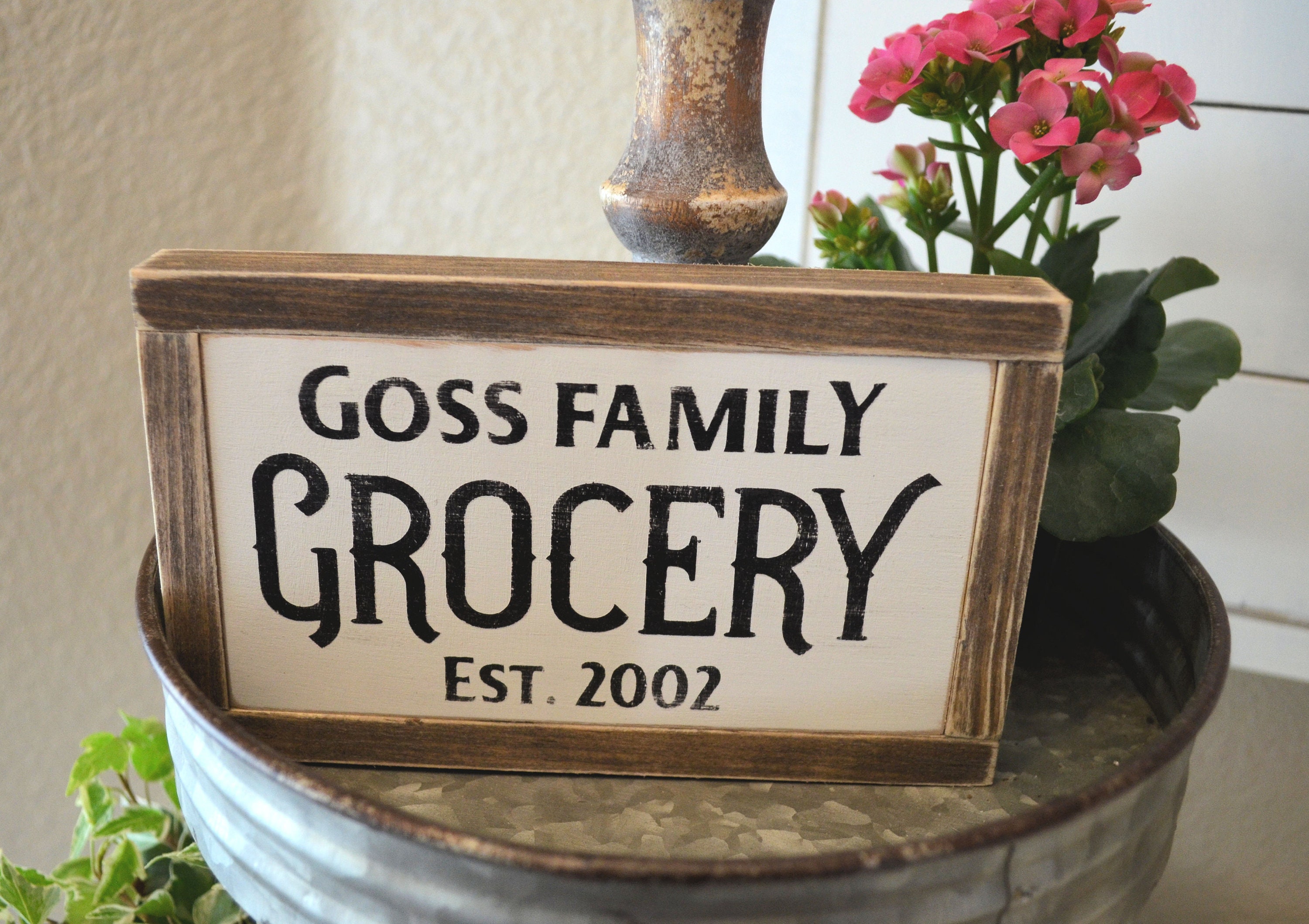 Mini Date Sign Anniversary Tiered Tray Farmhouse Decor | Etsy