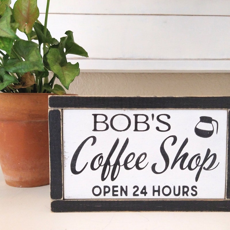 Coffee Shop Sign - Etsy