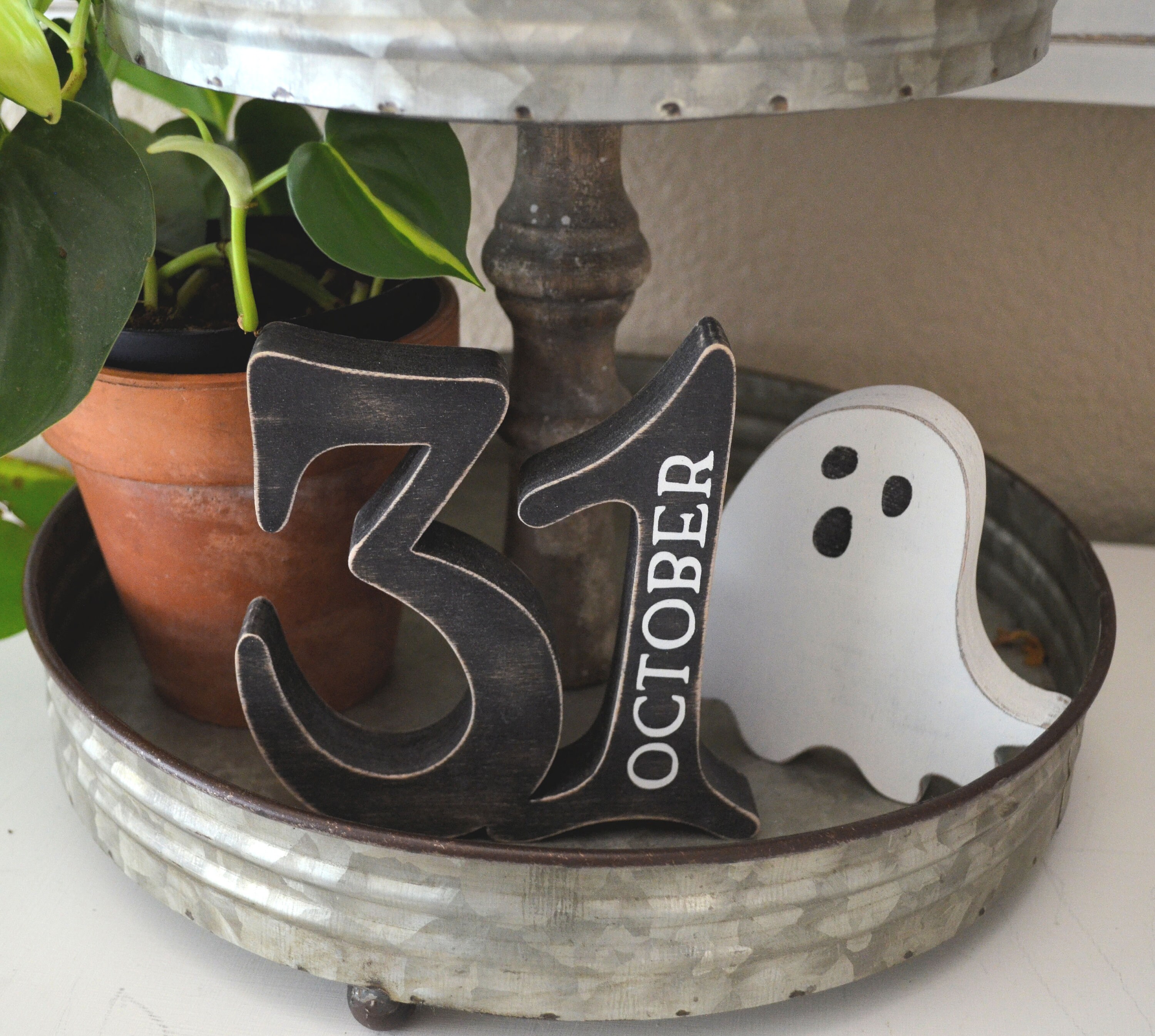 October 31 - Halloween Tiered Tray Decor - Etsy
