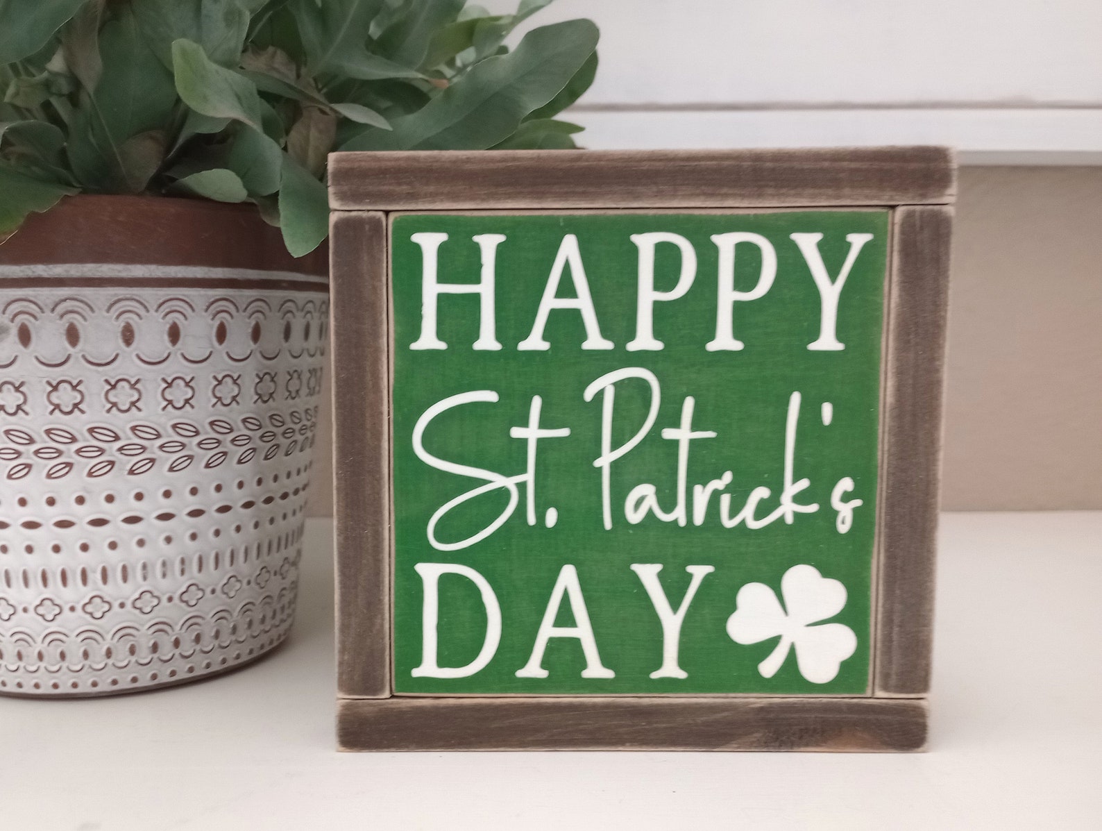 Happy St Patrick's Day Mini Sign Tiered Tray Decor - Etsy