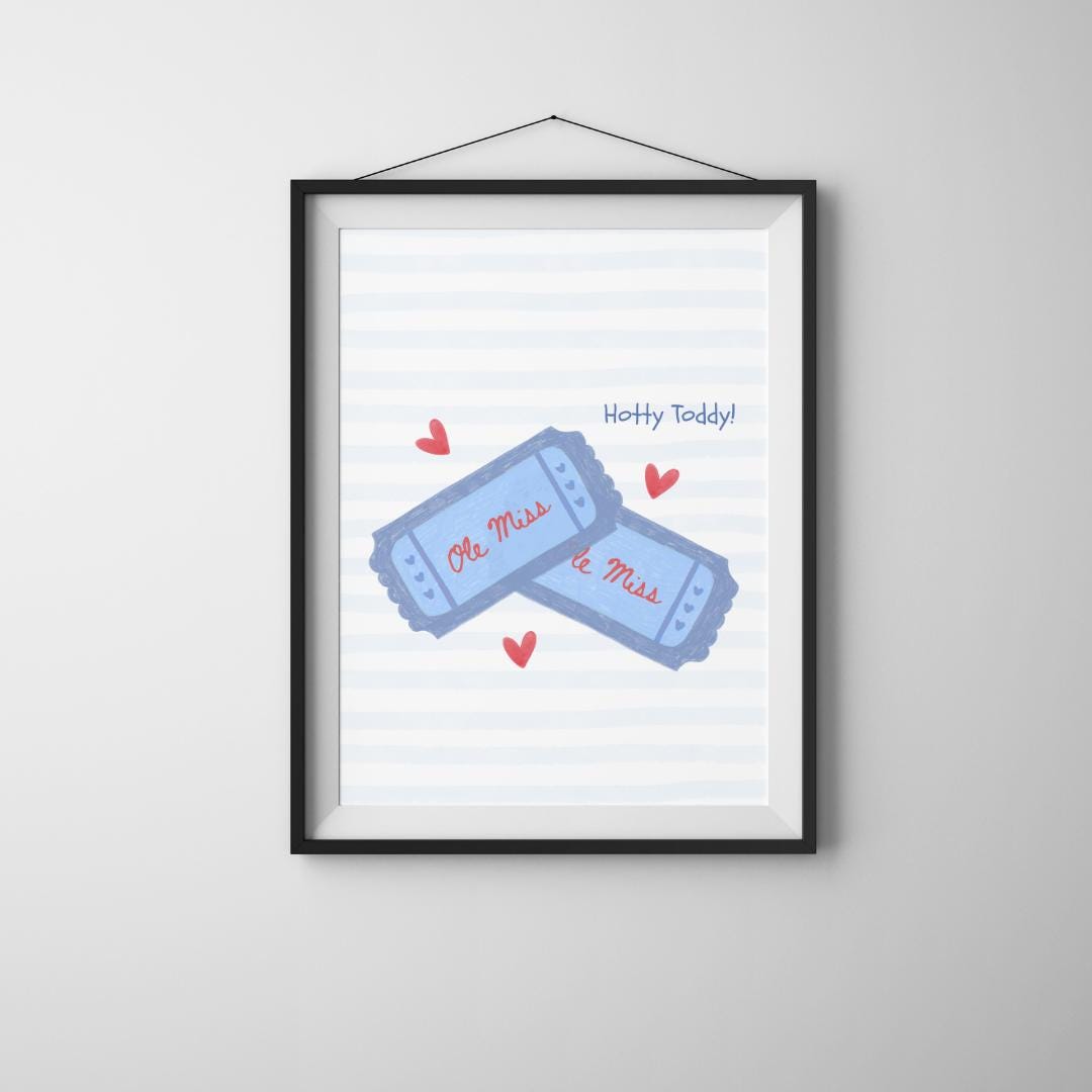 Ole Miss Wall Art - Etsy