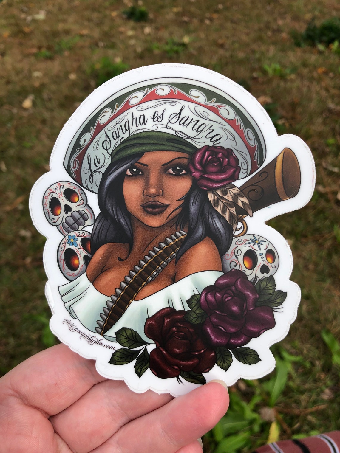 The Bandita Vinyl Art Sticker - Etsy