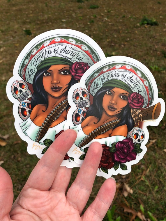 The Bandita Vinyl Art Sticker | Etsy