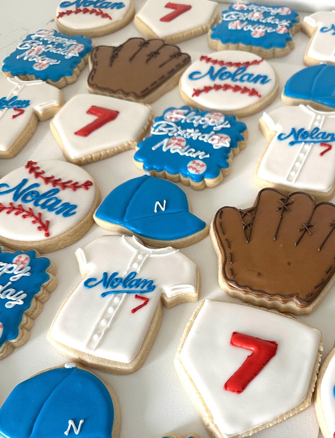 Baseball Birthday Sugar Cookies - Etsy