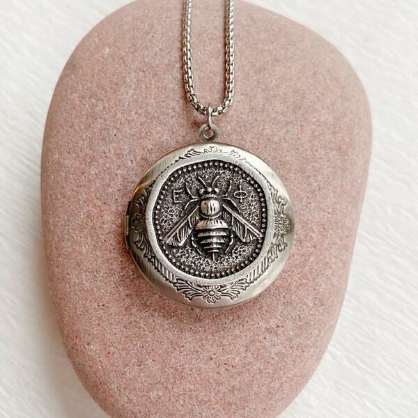Honey Bee Locket - Etsy