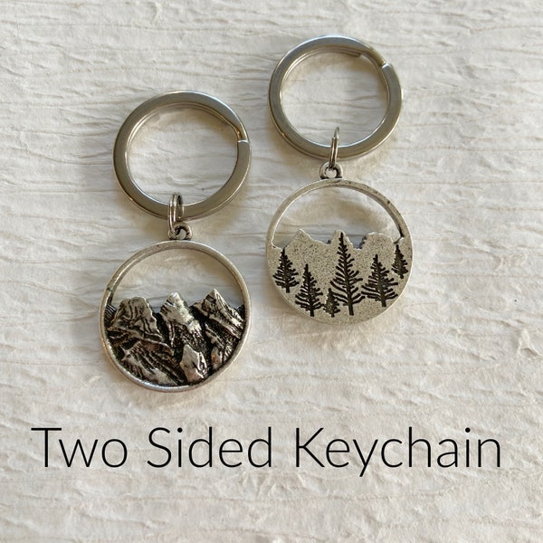 Tree Keychain - Etsy