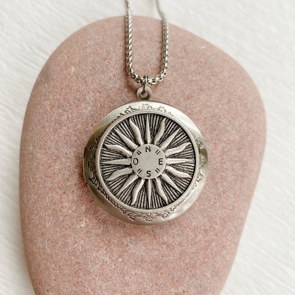 Locket With Sun - Etsy