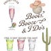 Ready-to-print | Rodeo Bachelorette Cocktail Signage | Disco-rodeo ...