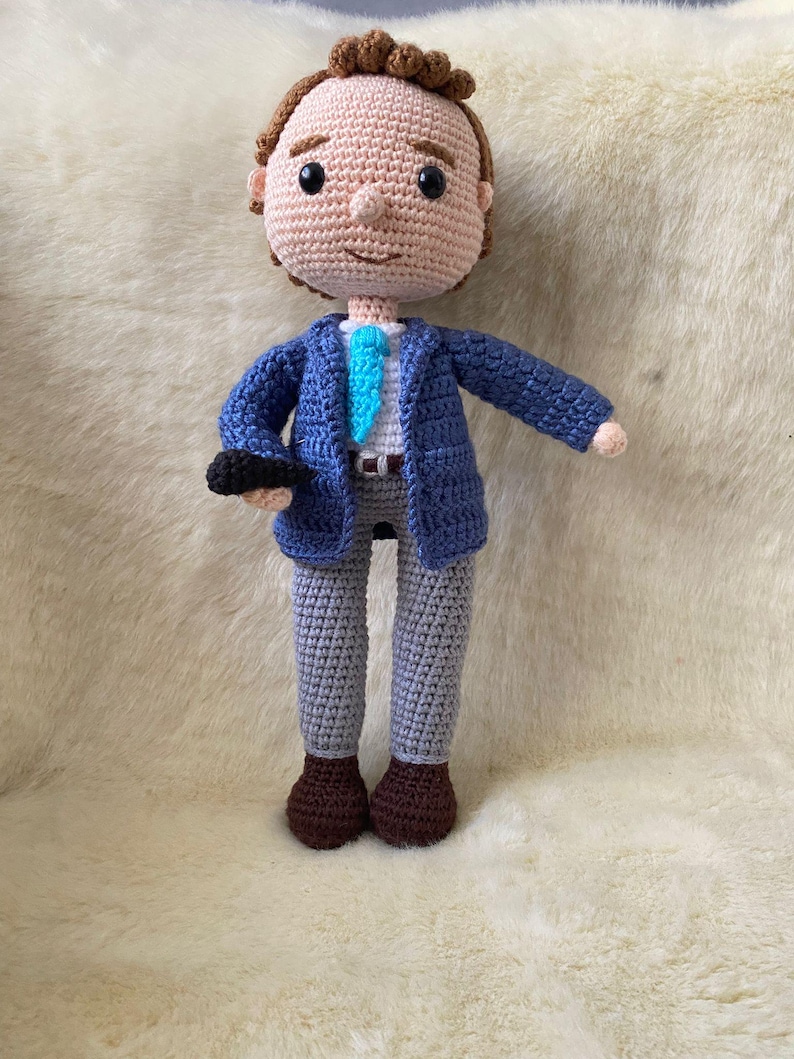 Handmade Charlie Kirk Crochet Doll: Political Amigurumi Gift - Etsy