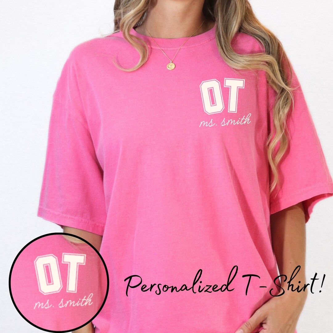 Personalized OT Tshirt | Occupational Therapy Shirt | OTD Graduation ...