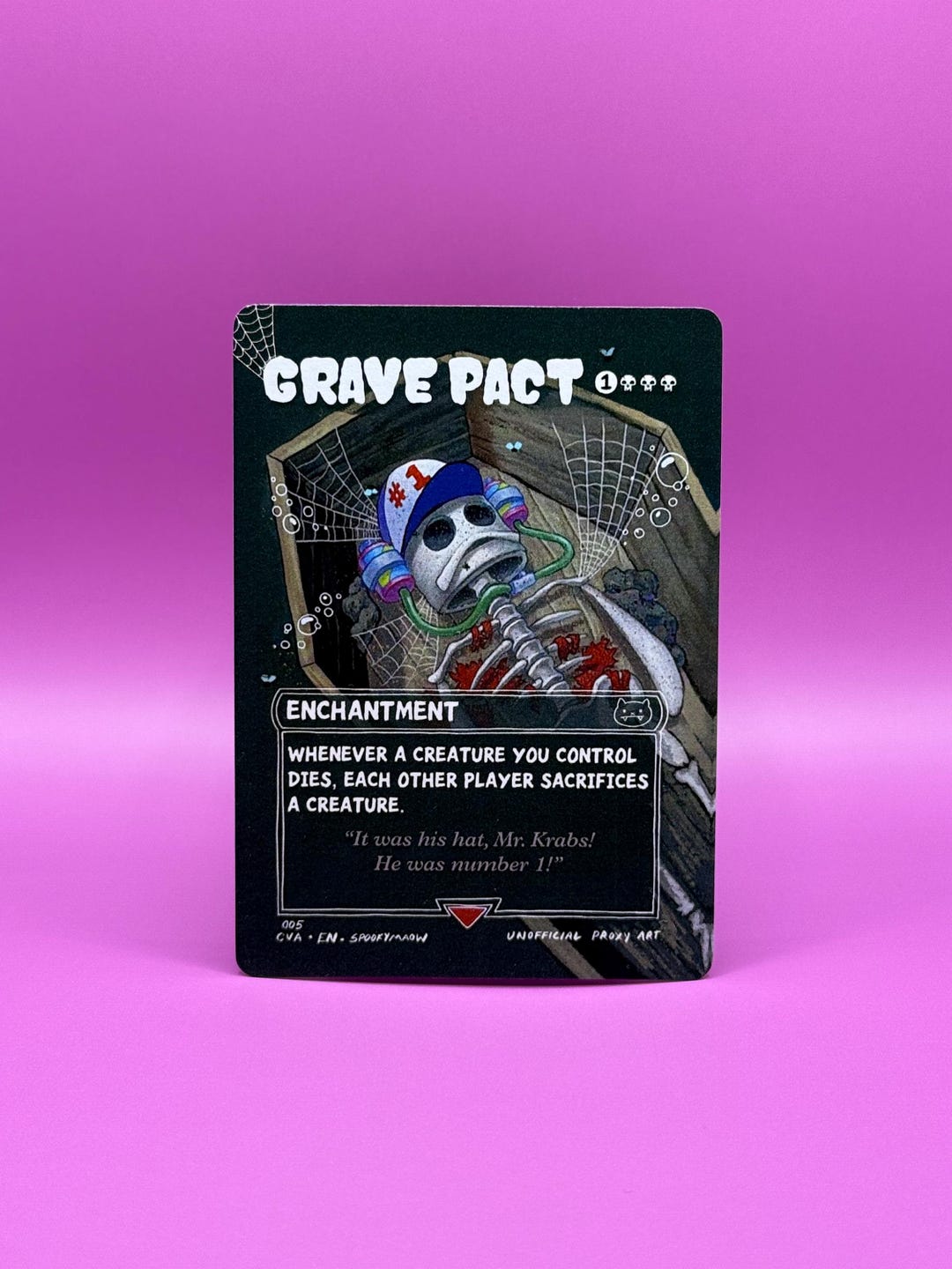 Spongy Grave Pact MTG Card Proxy - Etsy