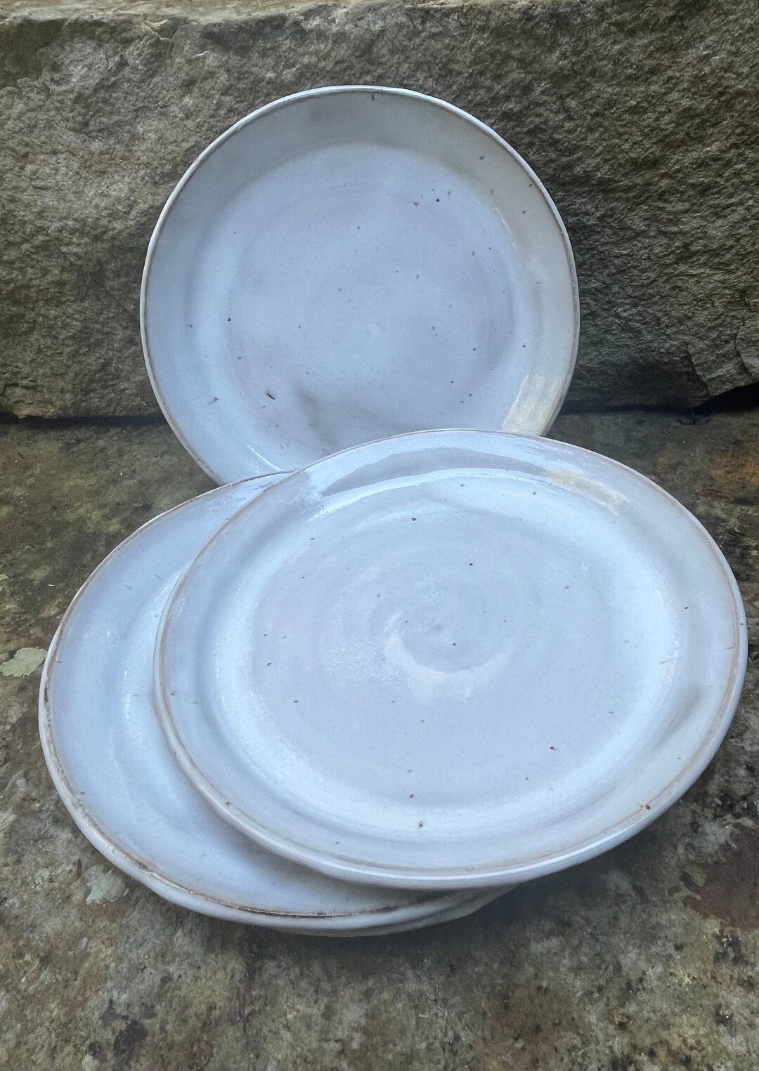 Small White Ceramic Plates - Etsy