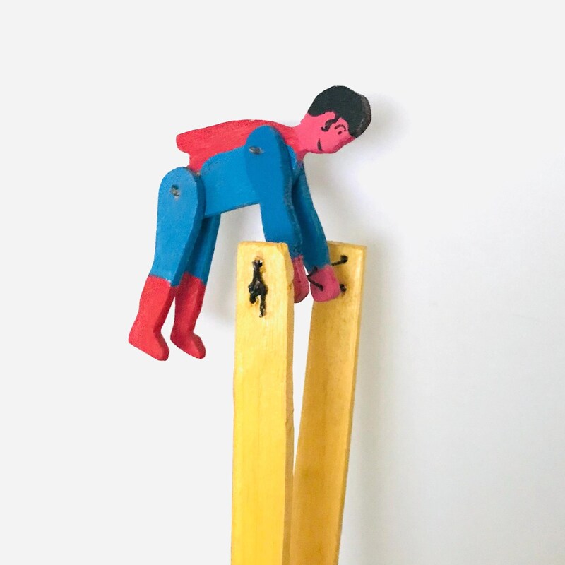 Wooden Acrobat Toy - Etsy
