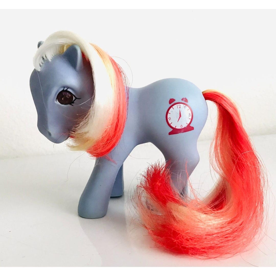 Vintage MLP 1987 My Little Pony G1 Twinkle Eye Bright Eyes Horse Blue ...