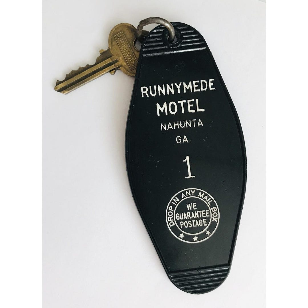 Vintage Runnymede Motel Nahunta GA Key & Fob Room 1 Georgia USA ...