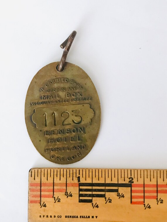 Historic BENSON Hotel Portland OR Brass Hotel Room #1… - Gem