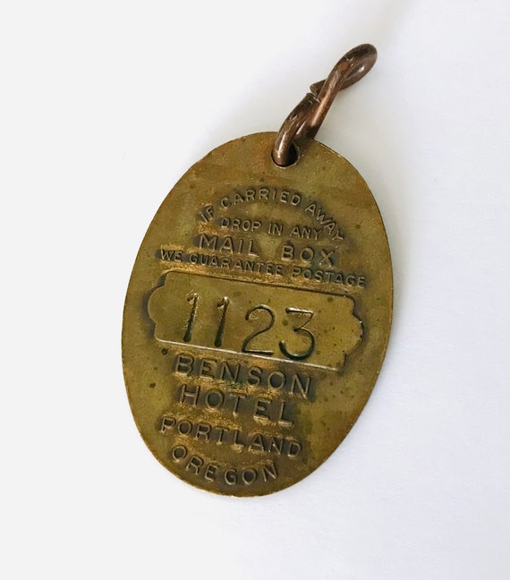 Historic BENSON Hotel Portland OR Brass Hotel Room #1… - Gem