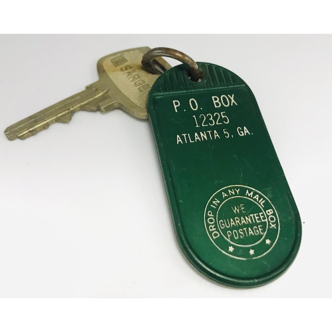 Vintage Atlanta GA Hotel Key & Fob #673 Georgia USA Original Green ...