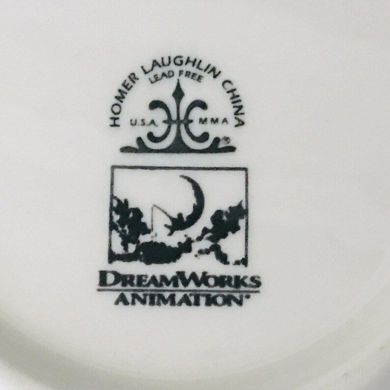 Dreamworks Animation Studios Commissary Side Salad Plate Homer Laughlin ...