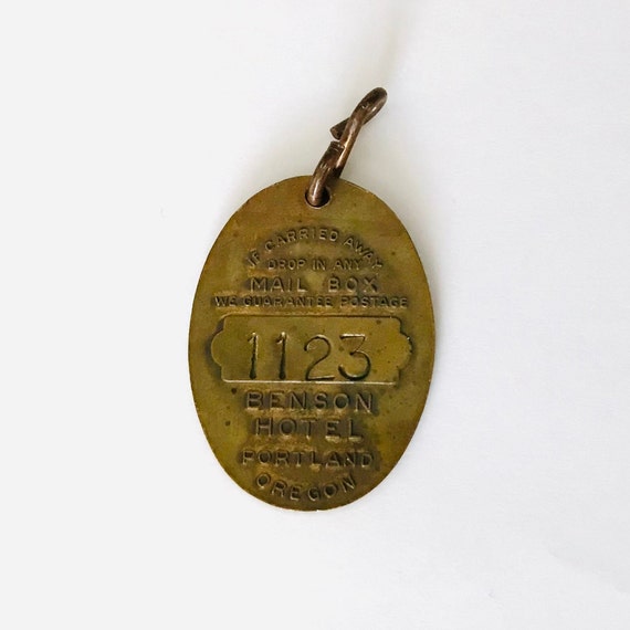 Historic BENSON Hotel Portland OR Brass Hotel Room #1… - Gem