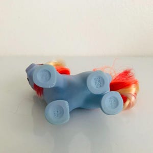 Vintage MLP 1987 My Little Pony G1 Twinkle Eye Bright Eyes Horse Blue ...