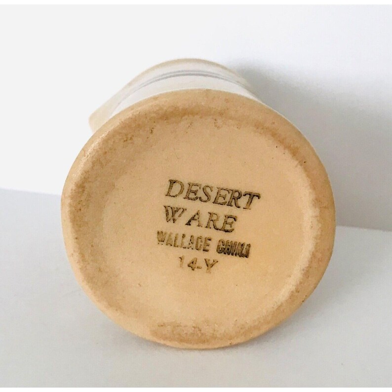 Vintage Creamer Wallace China Desert Ware Restaurant Ware Tan Striped ...